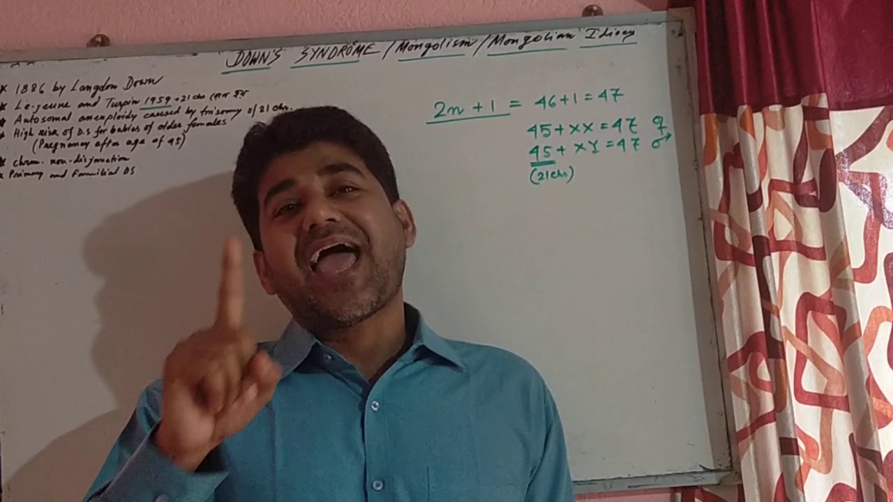 MONGOLISM/Down's Syndrome.Class 12th - YouTube