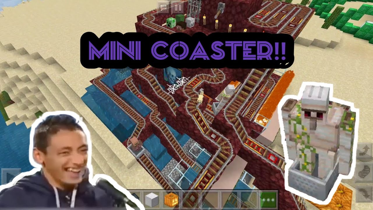 MINI COASTER MINECRAFT PE (2018) - YouTube