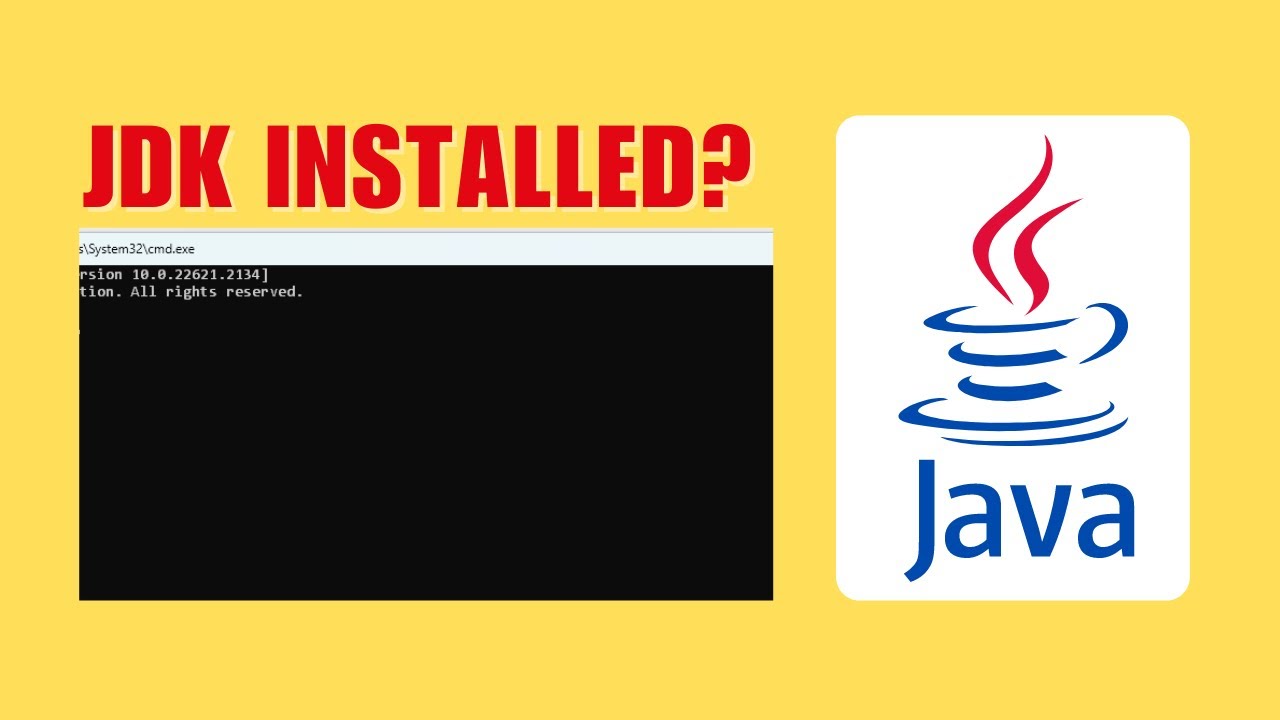 Quick Hack Verify Your Java Jdk Installation In Command Prompt Youtube