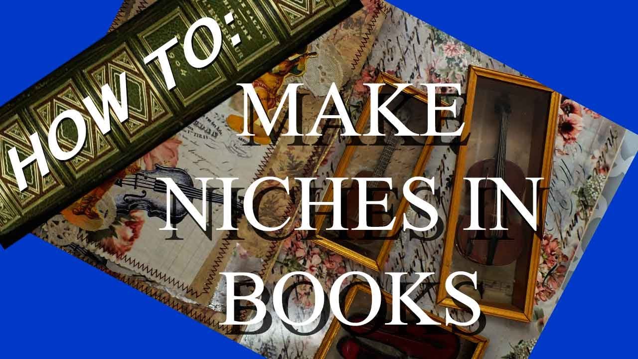 How to Cut Niches Into a Book - YouTube