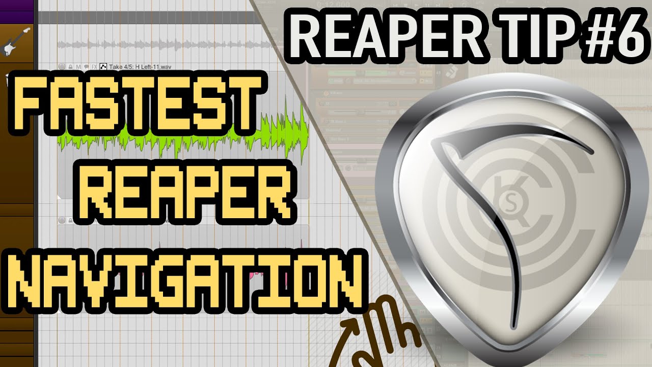 Fastest Way to Navigate in Reaper | Reaper Tips #6 - YouTube
