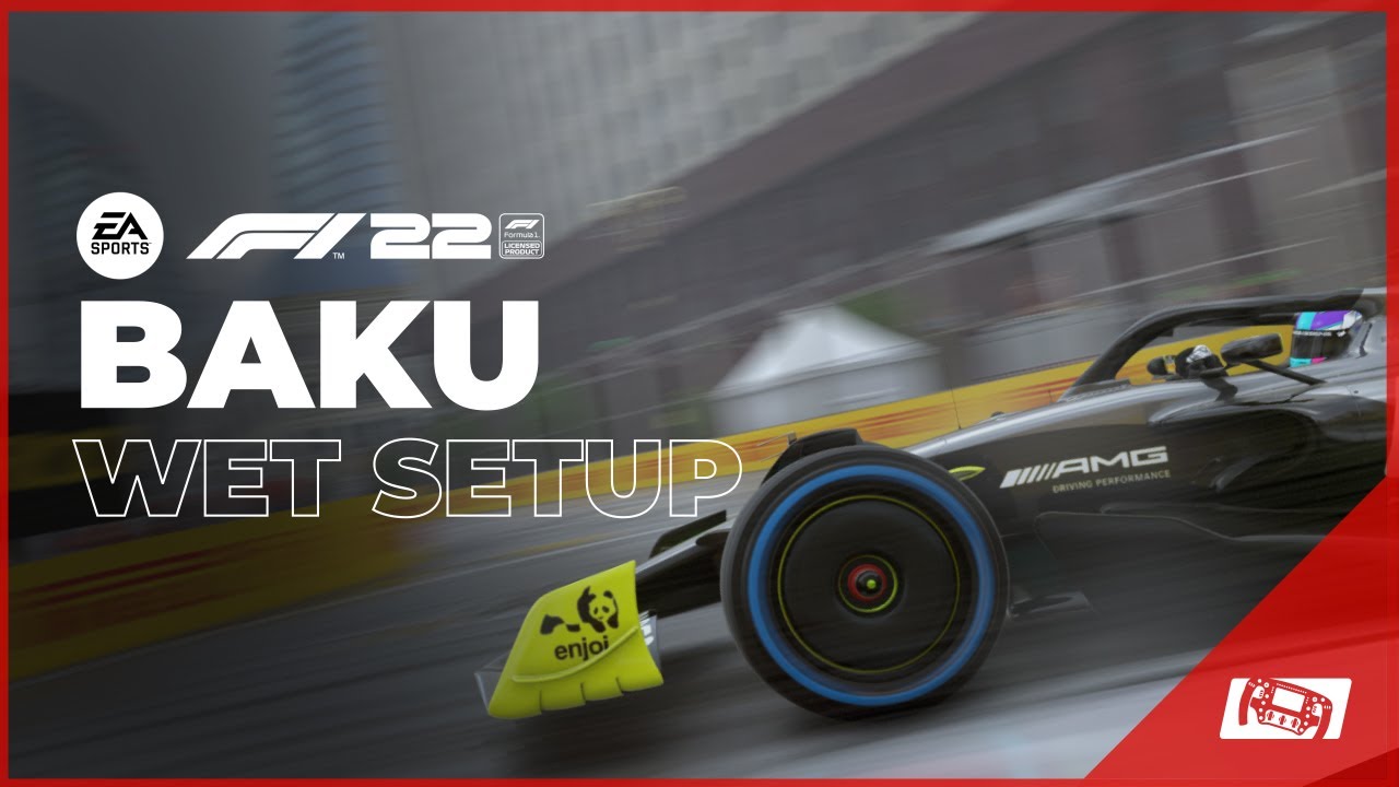 F1 22 Baku Wet Setup - Wet Weather Race Setup! - YouTube