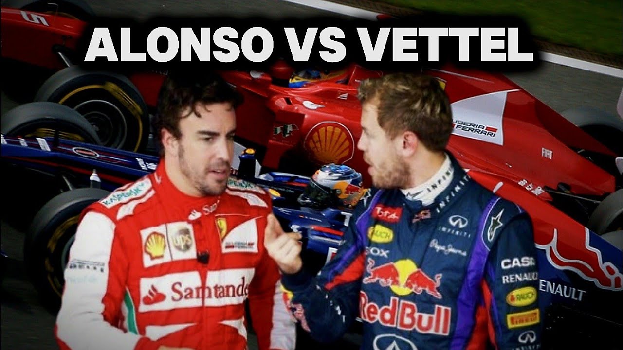 DUELO DE TITANES DE F1:FERNANDO ALONSO VS SEBASTIAN VETTEL - YouTube