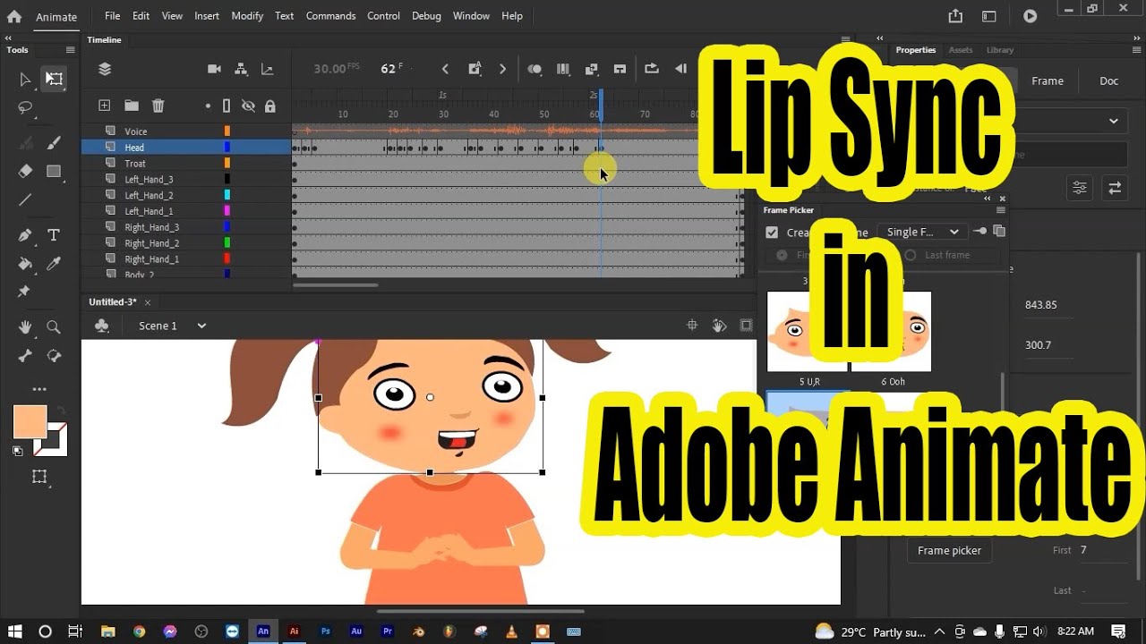 Lip Sync in Adobe Animate - YouTube