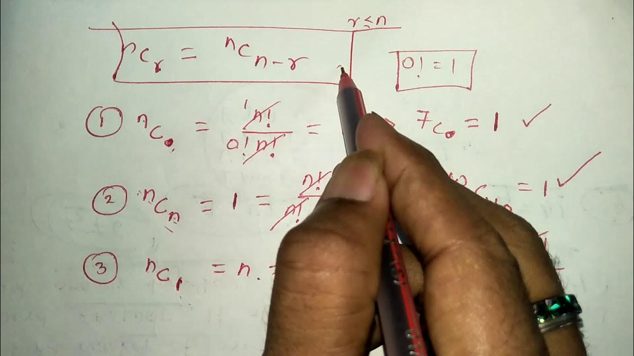 Combinations | FYBCom Sem-1 | Maths | Chap 2-Permutations & Combinations by Ramesh Sir - YouTube