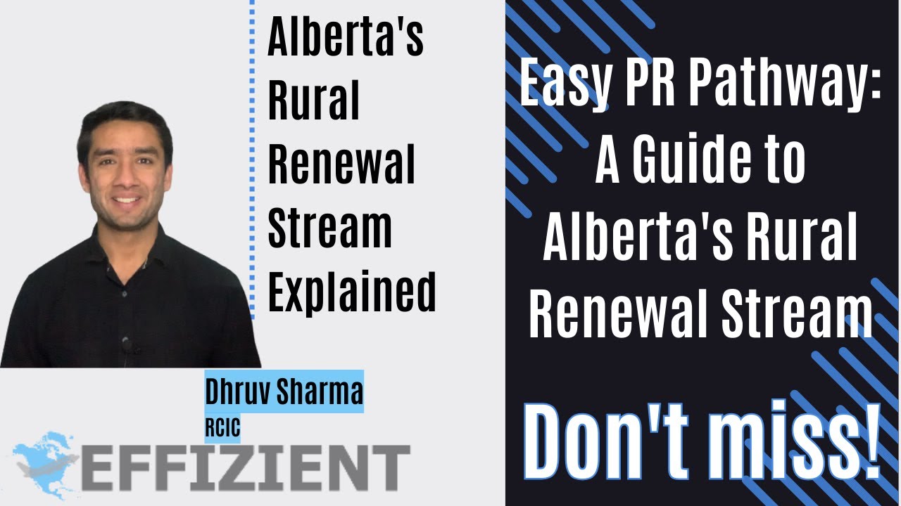Easy PR Pathway: A Guide to Alberta's Rural Renewal Stream - YouTube