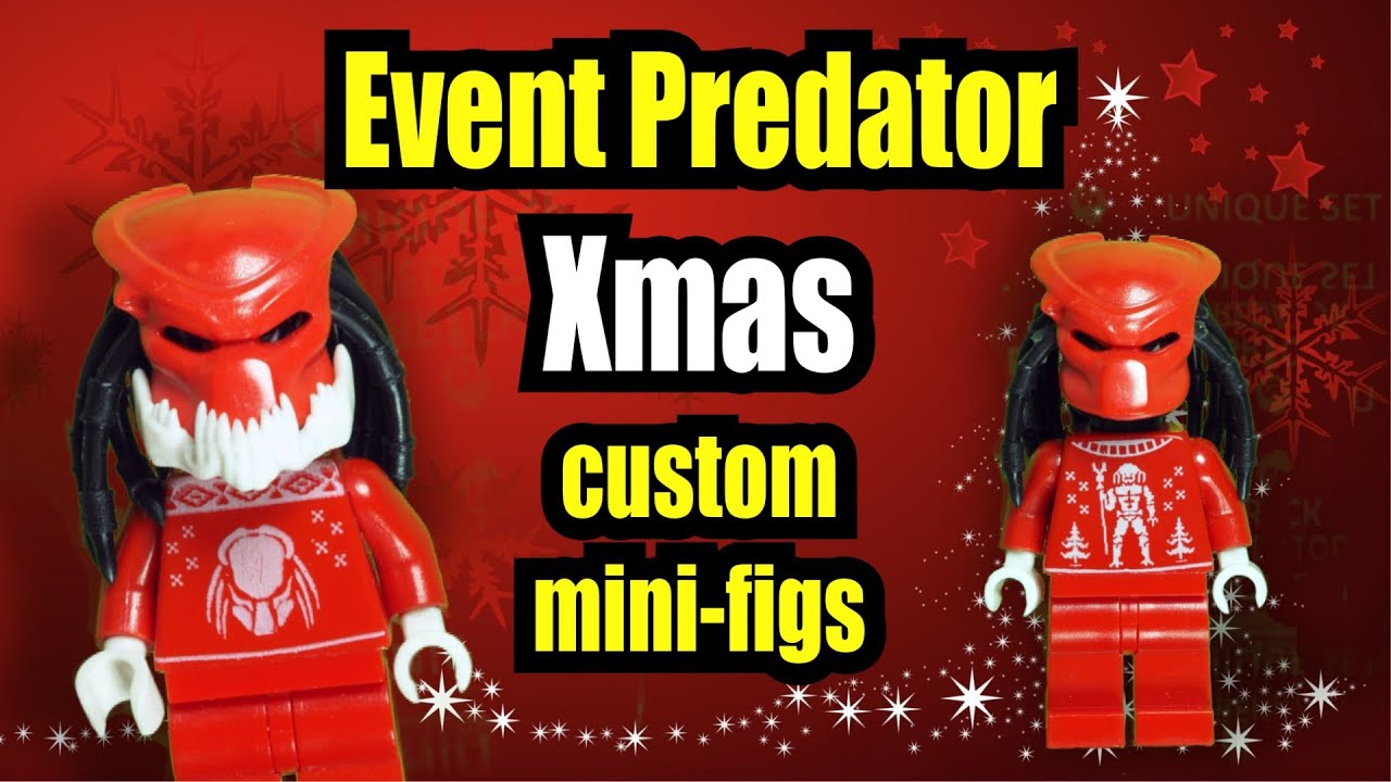 Xmas event Predator minifigure custom - YouTube