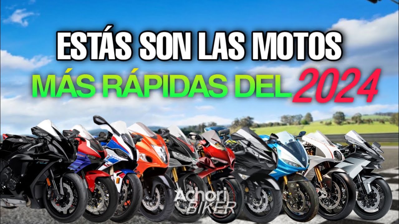Estás son las motos más rapidas del 2024 | Achori Biker - YouTube