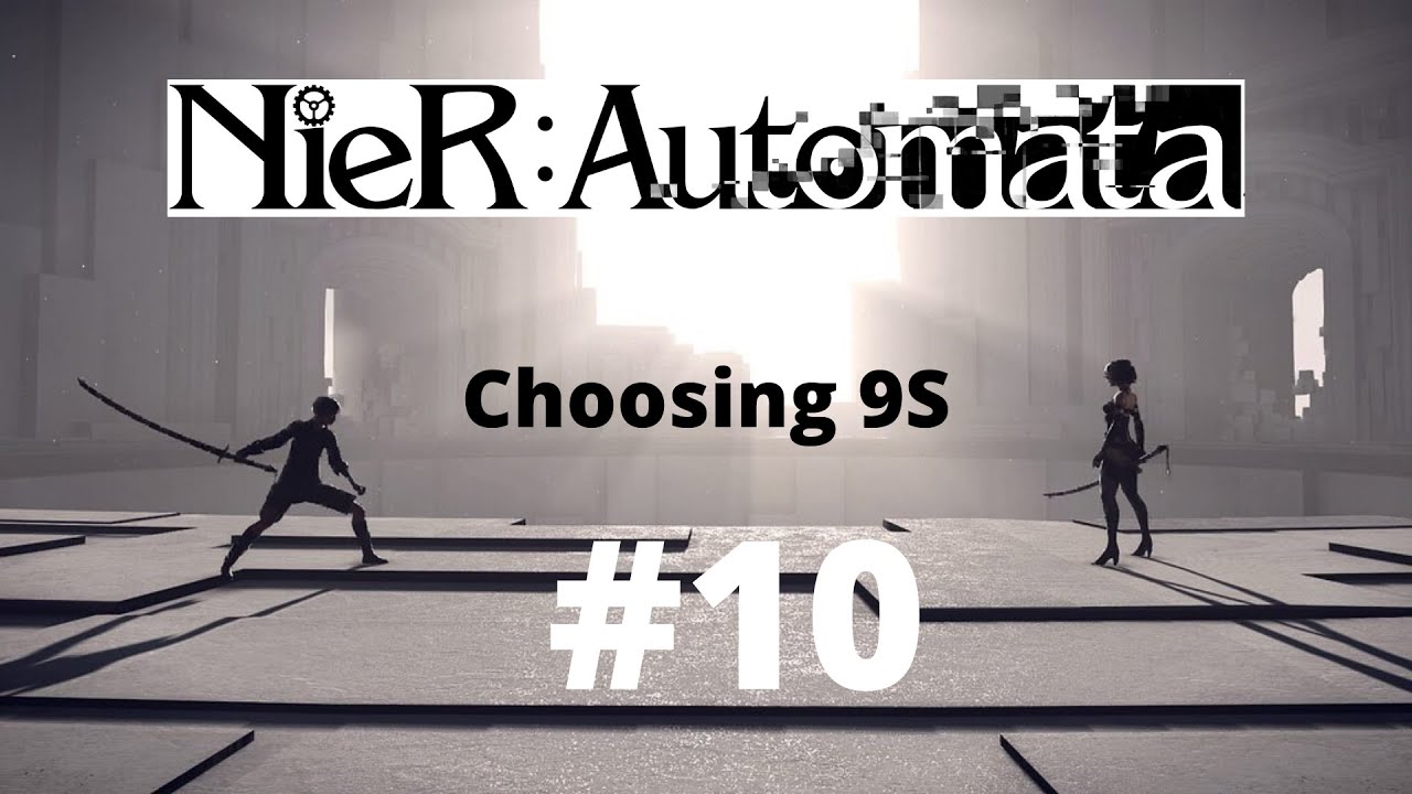 NieR:Automata ROUTE C Gameplay Walkthrough #10 9S VS A2 ENDING D - YouTube