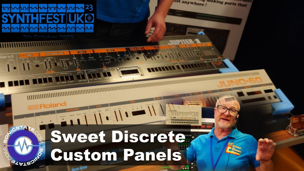Synthfest UK 23: Sweet Discrete - Synth Panel Restoration - YouTube