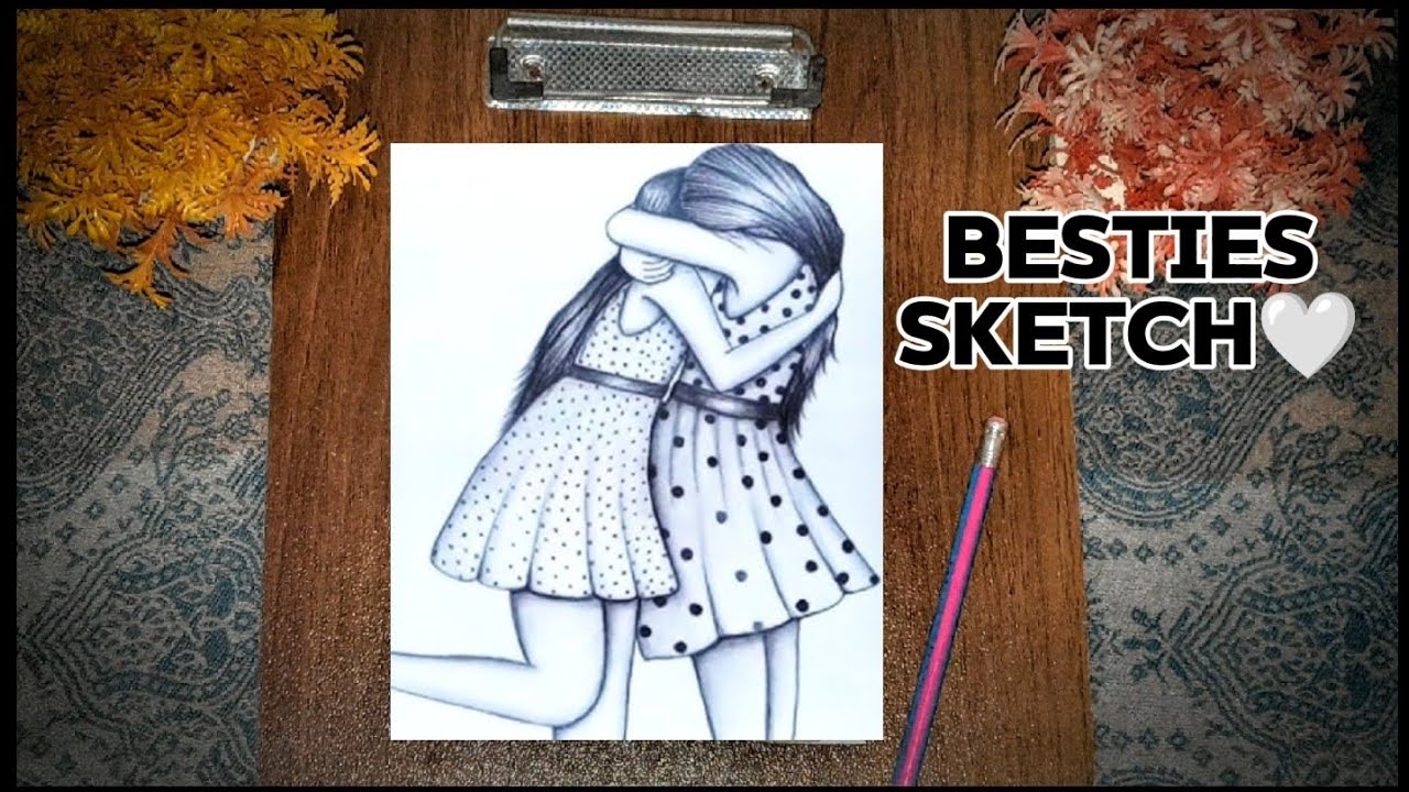 besties sketch 🤍😻 new sketch - YouTube