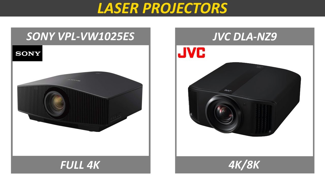 LASER VIDEO PROJECTORS - SONY - JVC - 4K/8K - YouTube