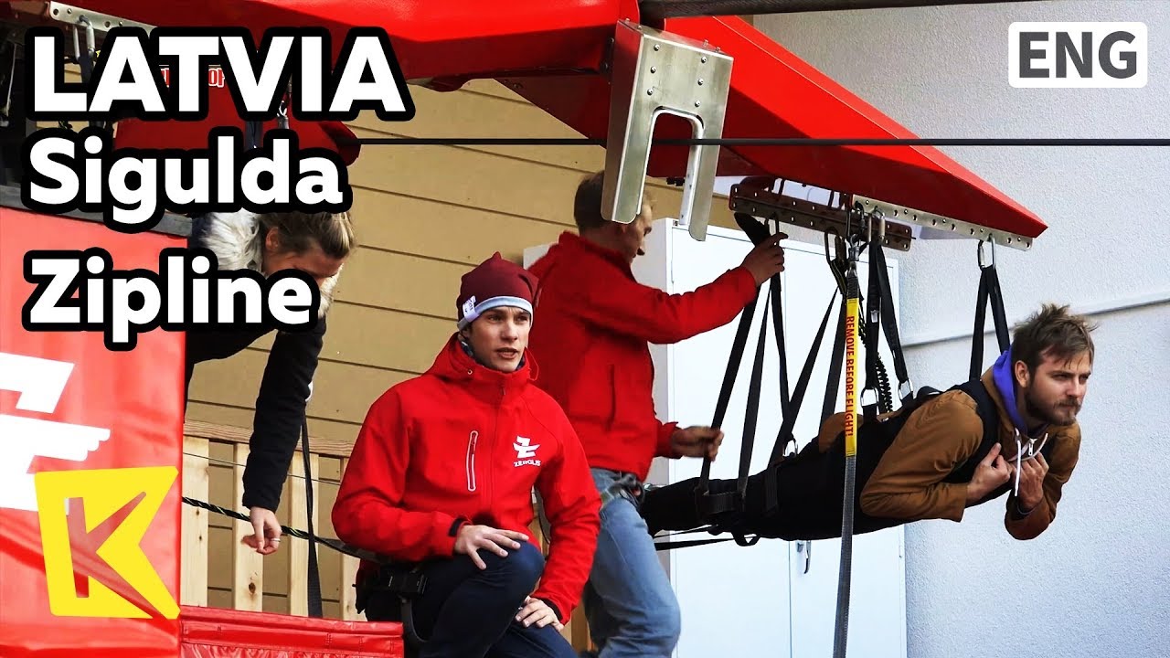 【K】Latvia Travel-Sigulda[라트비아 여행-시굴다]시굴다 짚라인/Zipline/Switzerland/Swiss ...