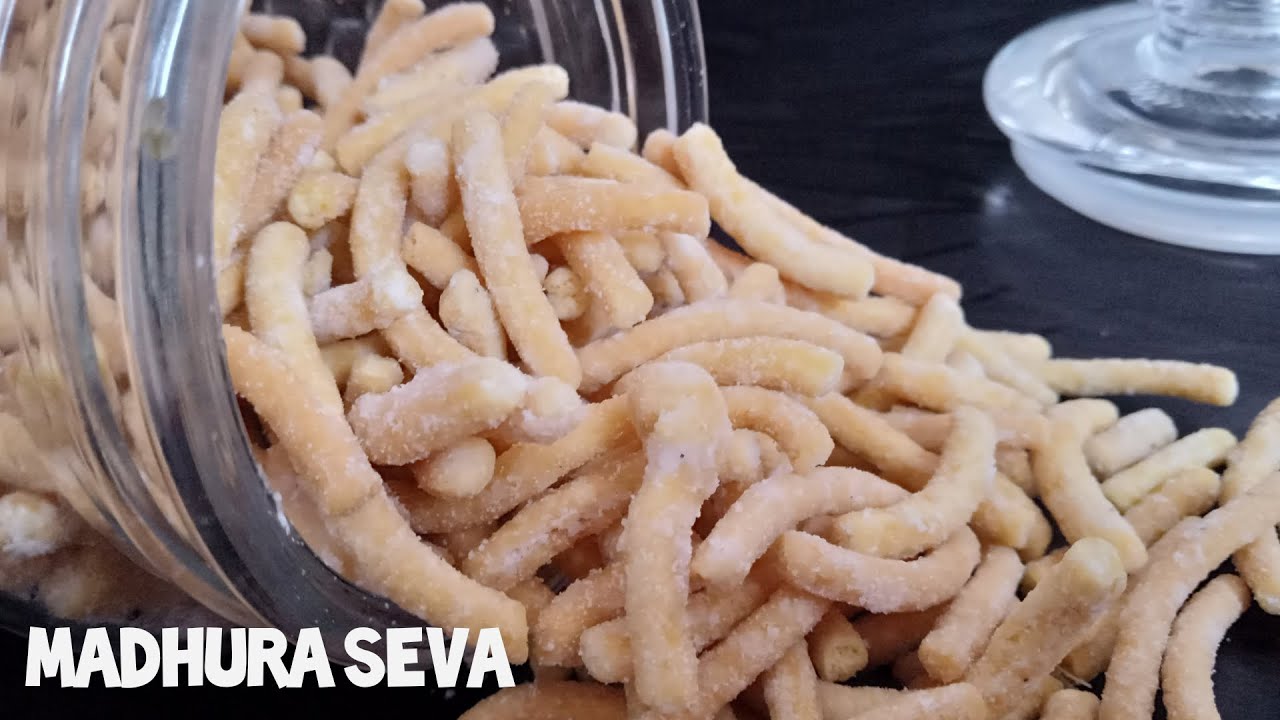 Madhura Seva Recipe | Tasty Snack Recipe | Meethi Sev | Sweet Sev - YouTube
