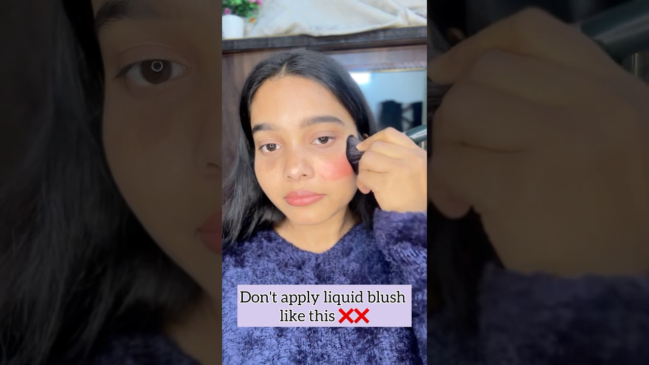 Try this way to apply blush🌸💕#shortvideo #makeup#youtube # ...