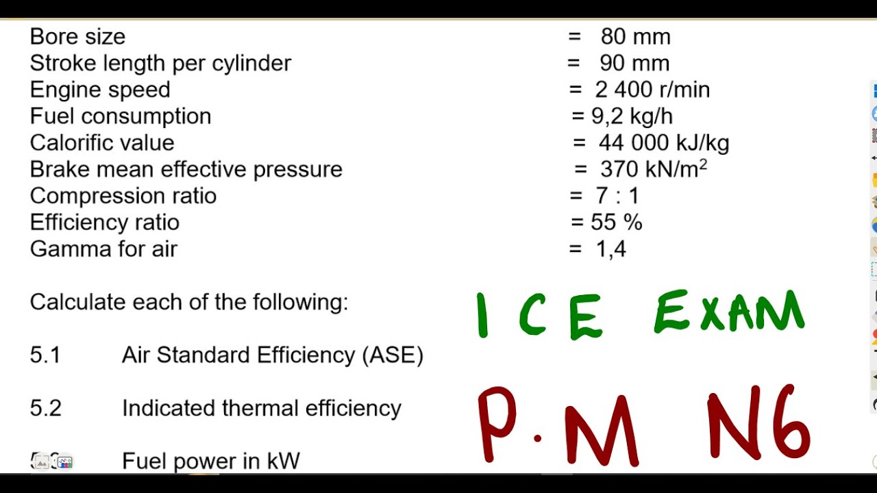 Power Machines N6 Internal Combustion Engines - Otto Cycle - Cycles ...