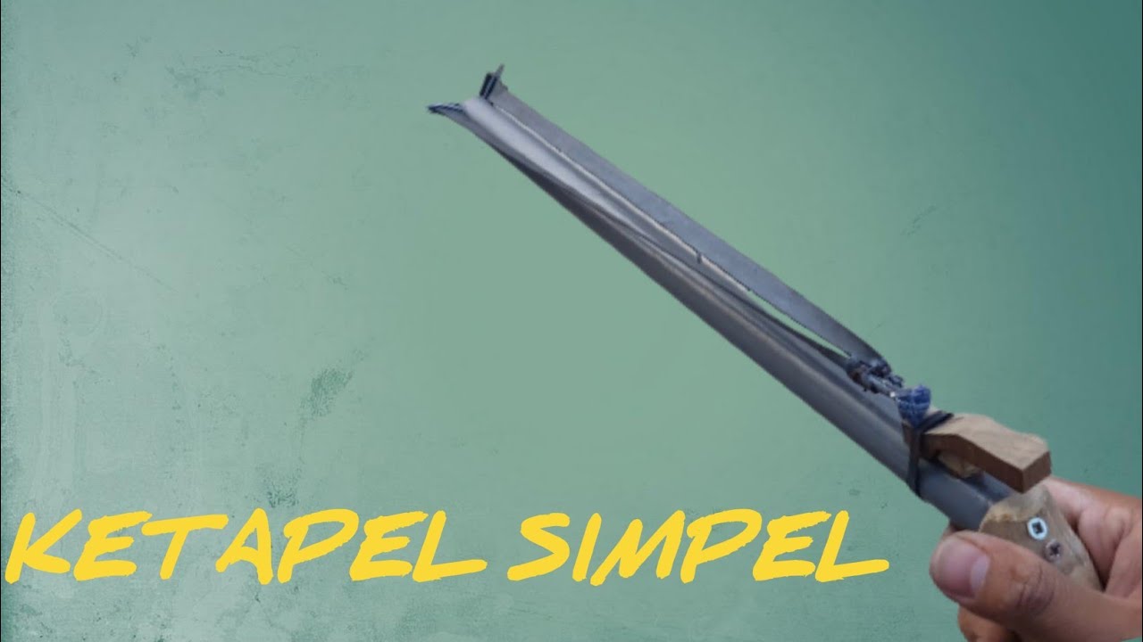 diy slingshot | cara membuat ketapel pvc mudah di buat | diy ketapel ...