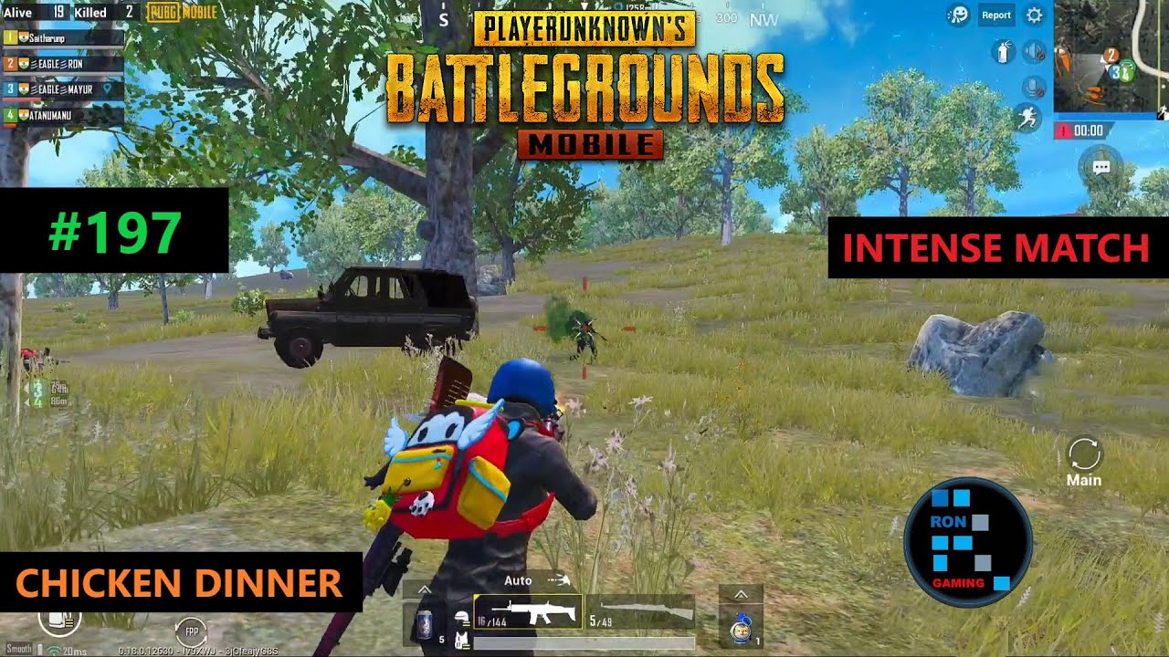 PUBG MOBILE | FUN GAMEPLAY WITH INTENCE MATCH CHICKEN DINNER - YouTube