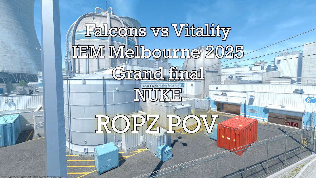 ROPZ POV NUKE Falcons vs Vitality @ IEM Melbourne 2025 Grand final #cs2 #ropz #nuke # ...