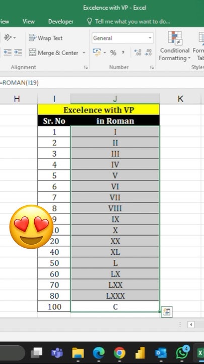 How to enter number in Roman in Excel🔥| #tipsandtricks #shorts #exceltips - YouTube