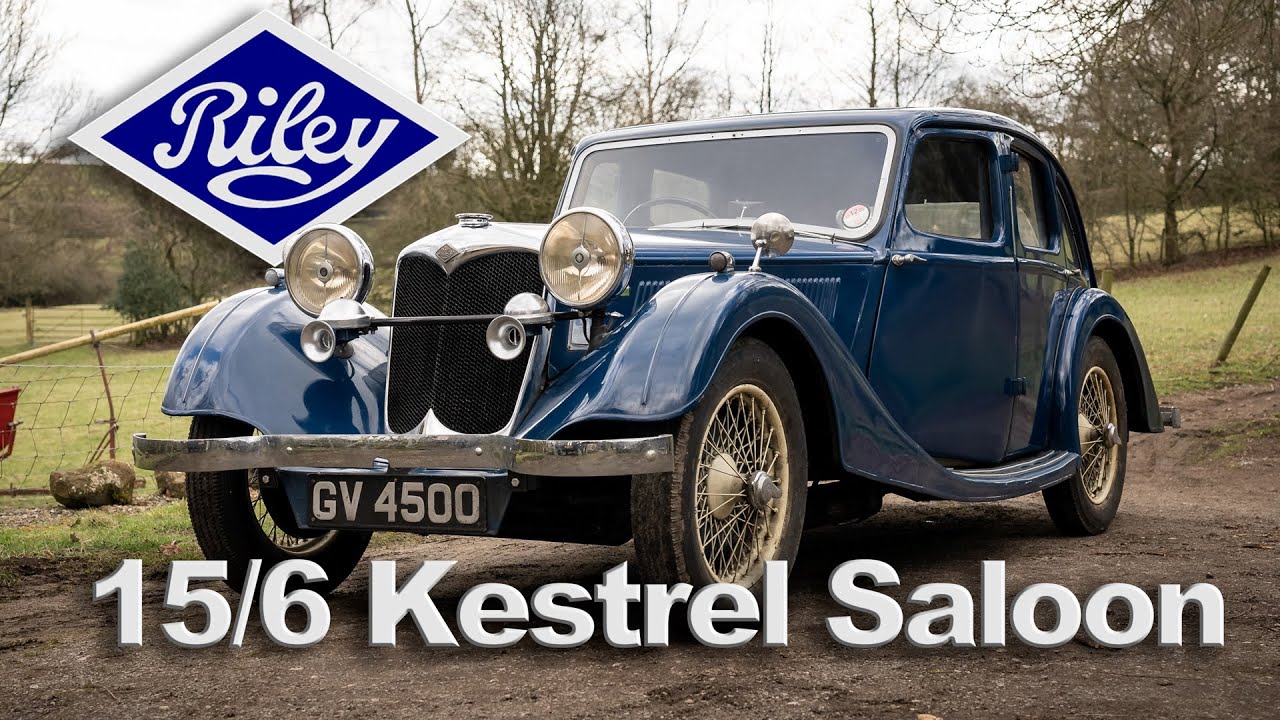 1936 Riley 15/6 Kestrel Saloon - YouTube