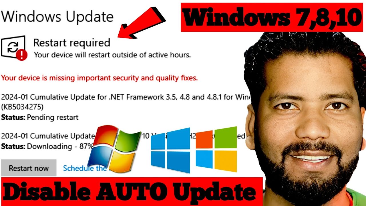 DISABLE WINDOWS UPDATE IN Windows 7,8,10,11 - YouTube