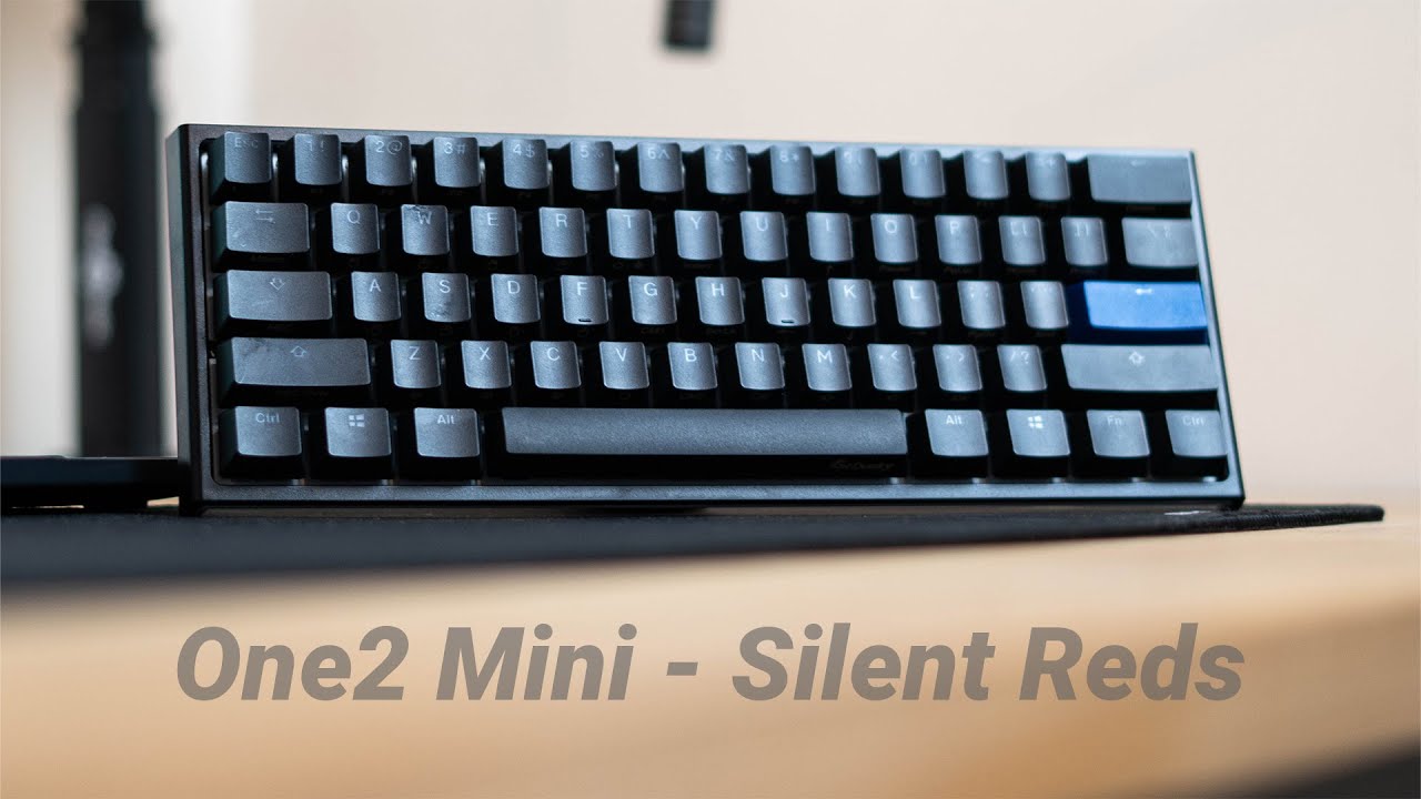 Ducky One2 Mini - Cherry Silent Red (Sound Test) - YouTube