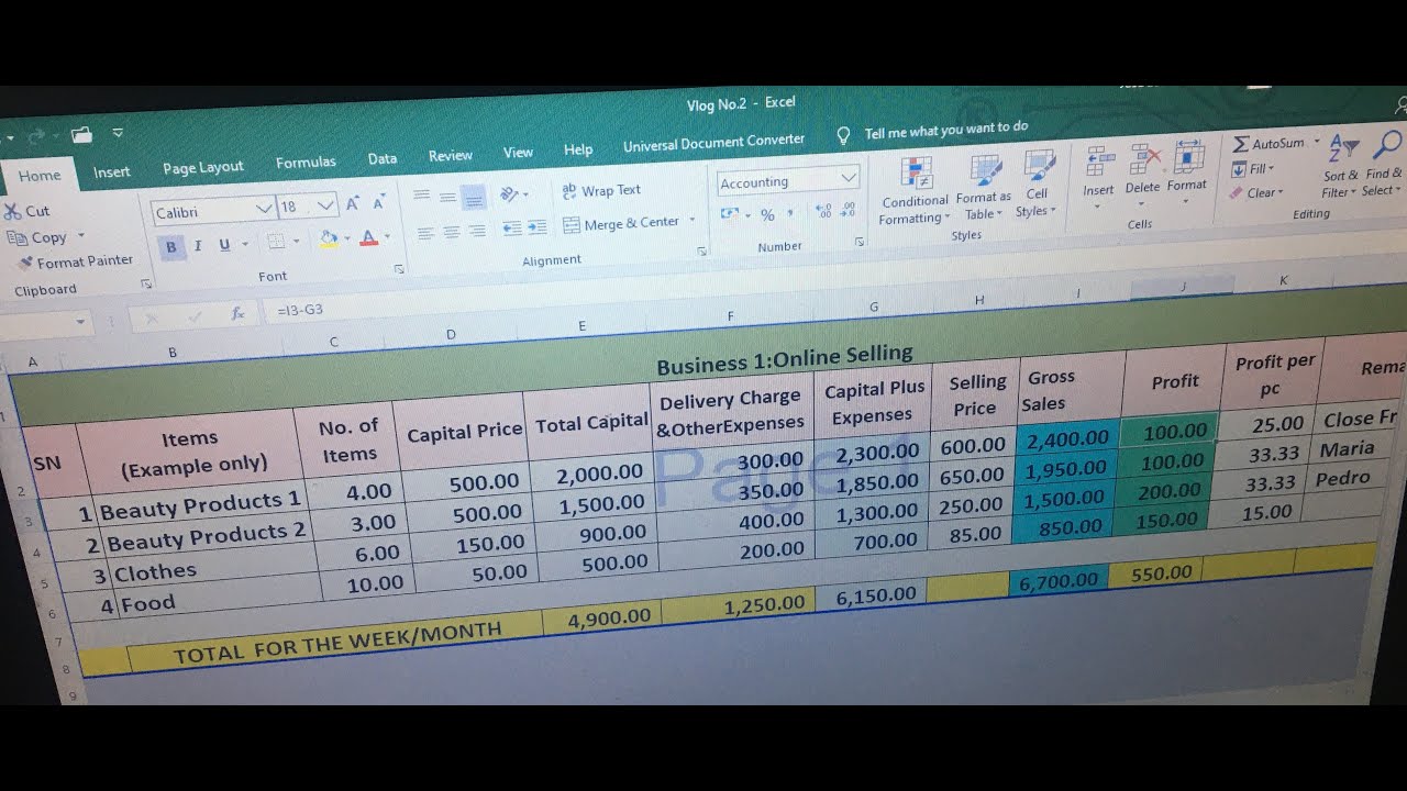 How to calculate the selling price of your items & how to make ...