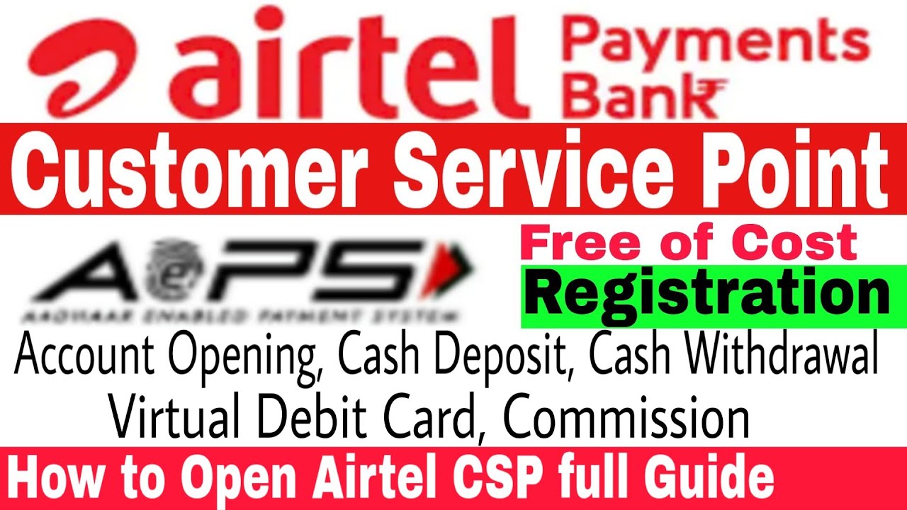 How to Open Airtel Payments Bank CSP || Airtel CSP Registration || How ...