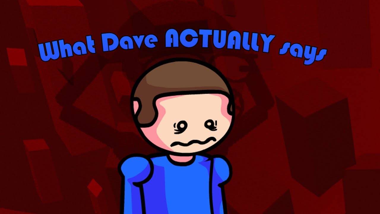 What Dave ACTUALLY says in Polygonized - YouTube