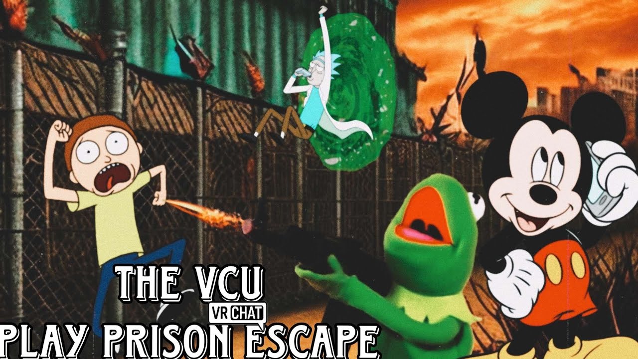 VRChat prison escape with random voice actors - YouTube