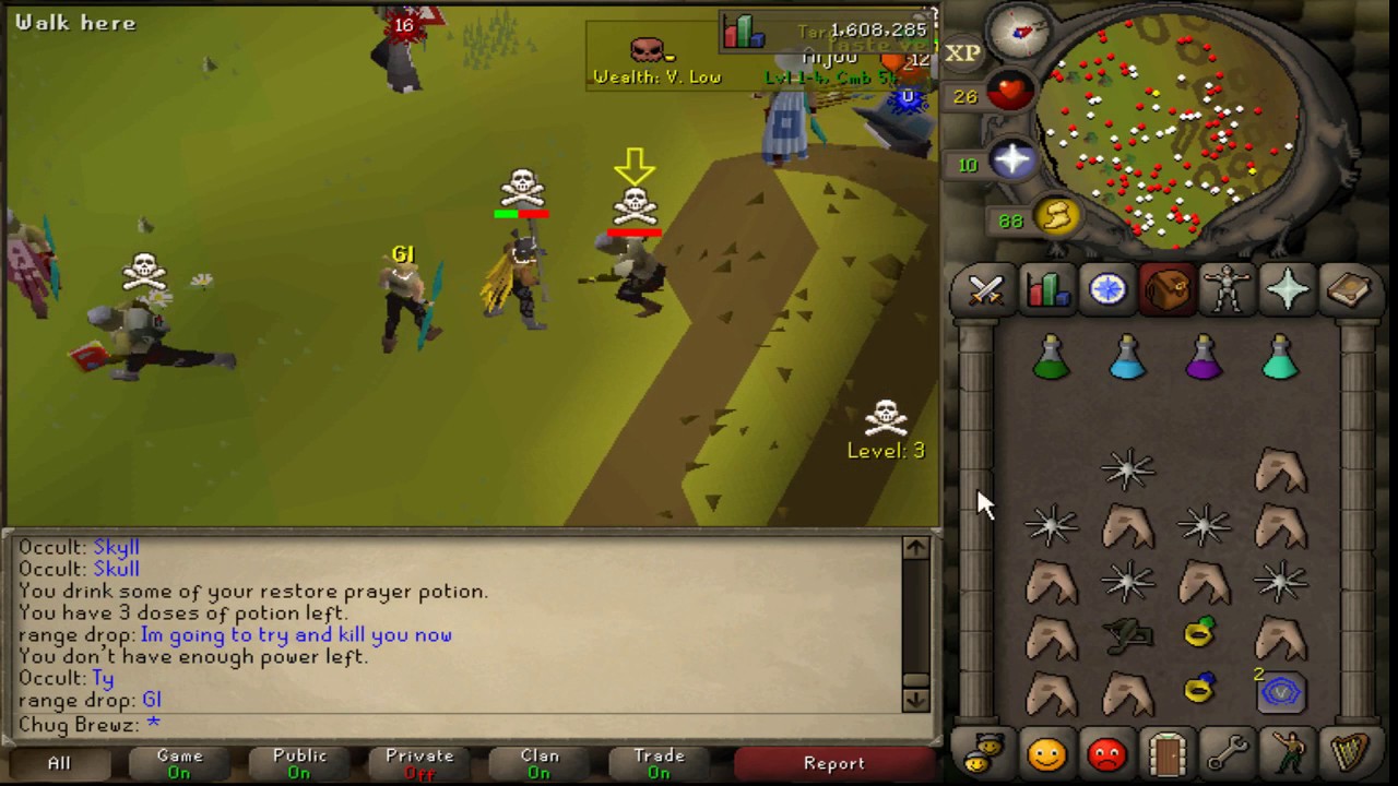 GMAUL PURE PKING #1 - OSRS - YouTube