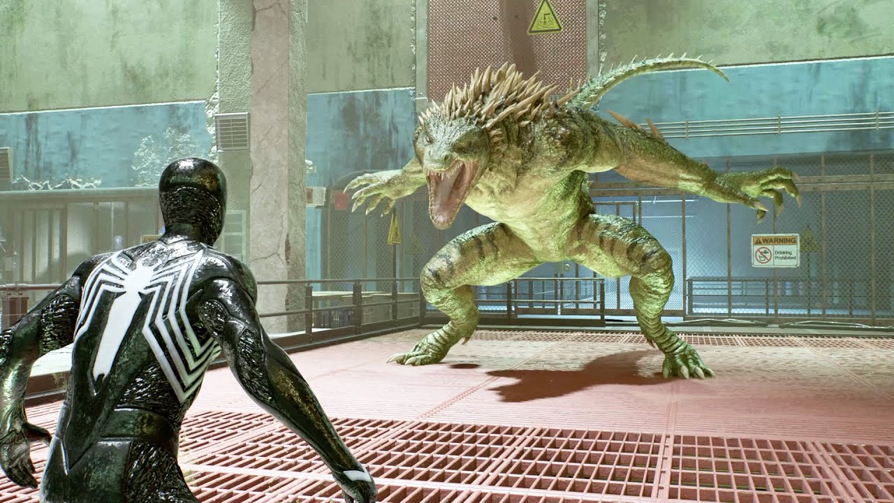 Symbiote Spider-Man vs Lizard | Marvel's Spider-Man 2 | PS5 4k UHD ...
