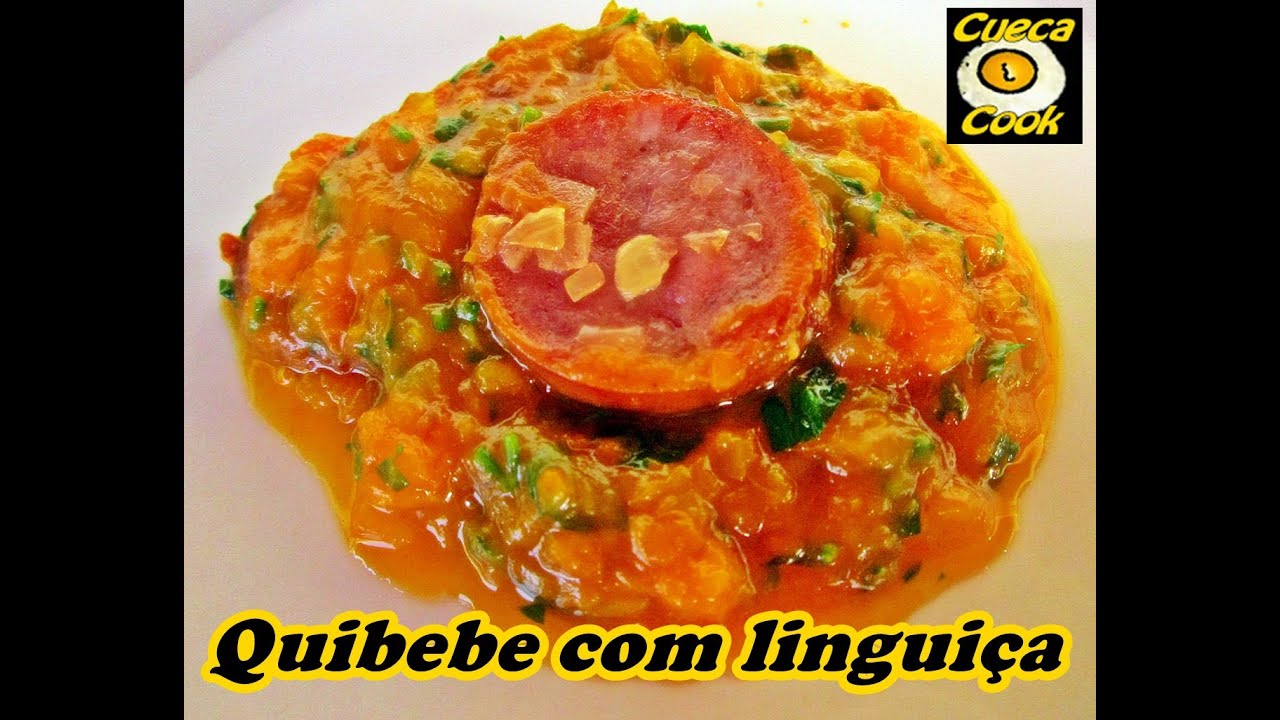 Quibebe (receita do Divino Fogão) purê de abobora cabotiá e calabresa ...