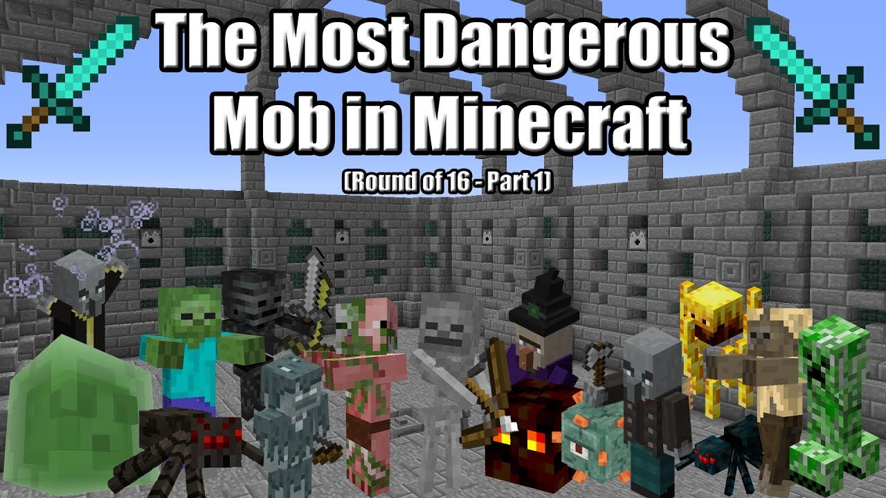 The Most Dangerous Mob in Minecraft - Round of 16 Part 1 (Tournament ...