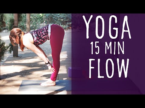 15 Minute Yoga Flow Vinyasa (Total Body Workout) | Fightmaster Yoga Videos