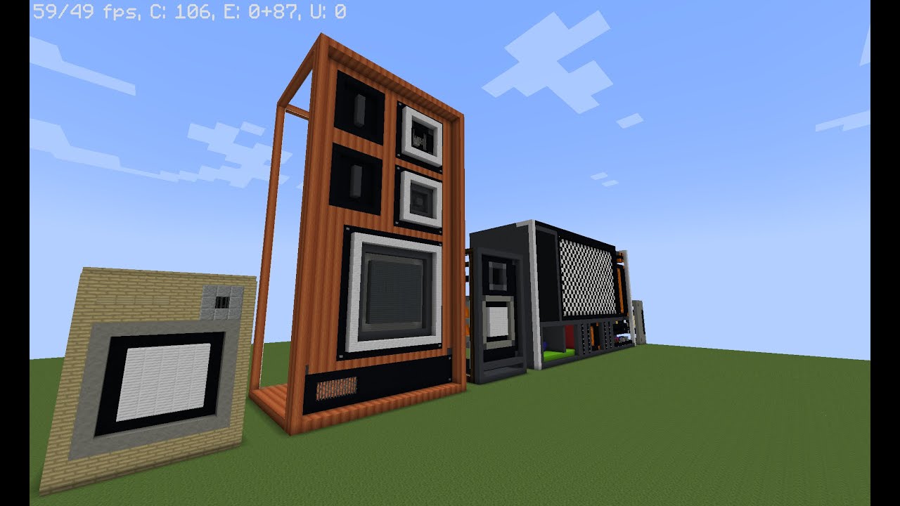 New speakers I built in Minecraft | Minecraft Java Edition #3 - YouTube