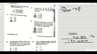 Csec Mathematics June May 2025 Multiple Choice Paper 1 Csecmaths Maths Gcse Education School ...