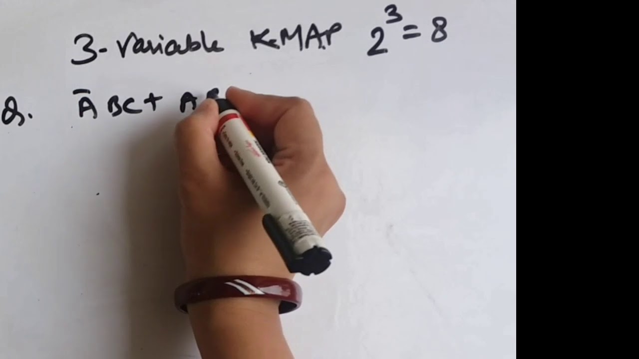 Simplification Of 2 And3 Variable Boolean Expressions Using K Mapexamples Of K Map Youtube