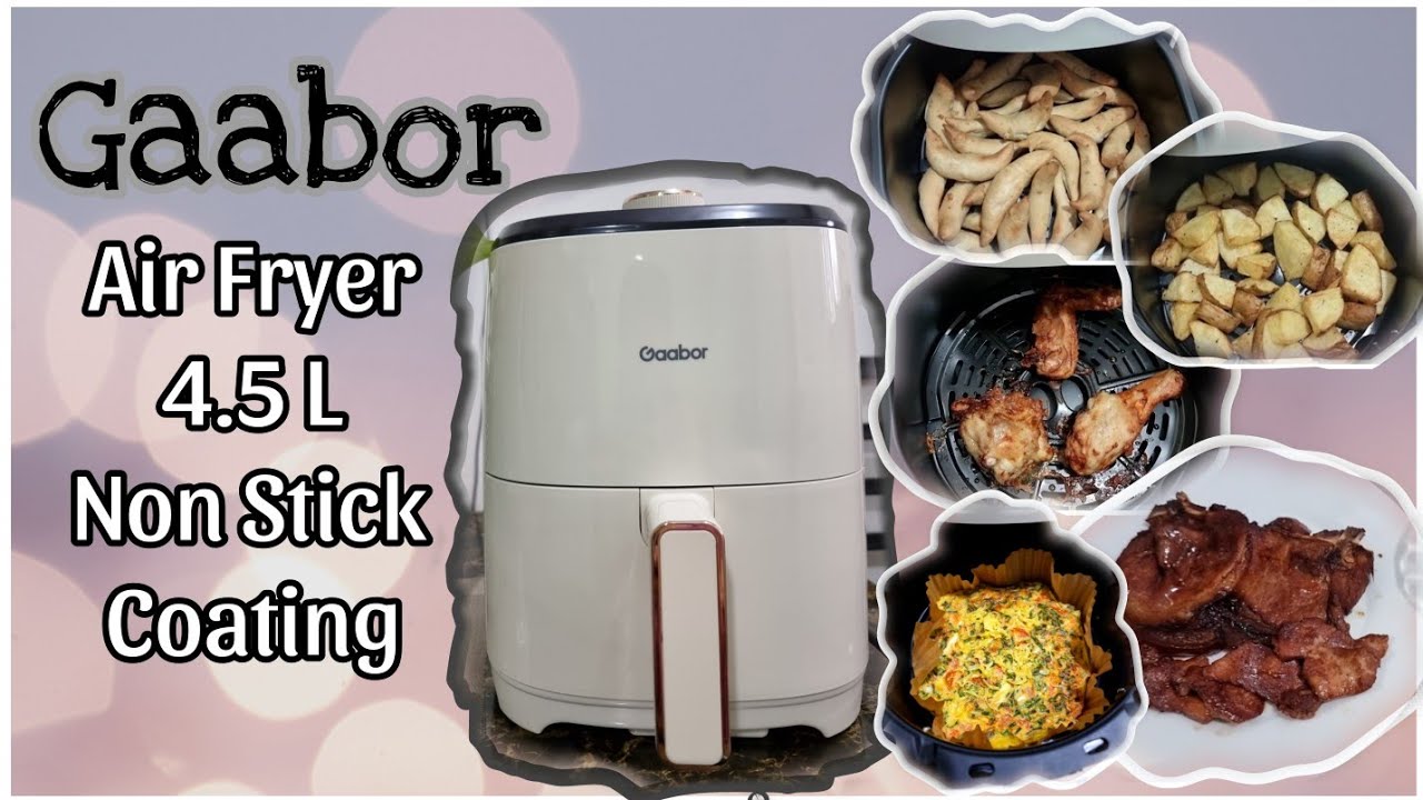 Gaabor Air Fryer 4.5 L Capacity AF40M-BKO3A - YouTube