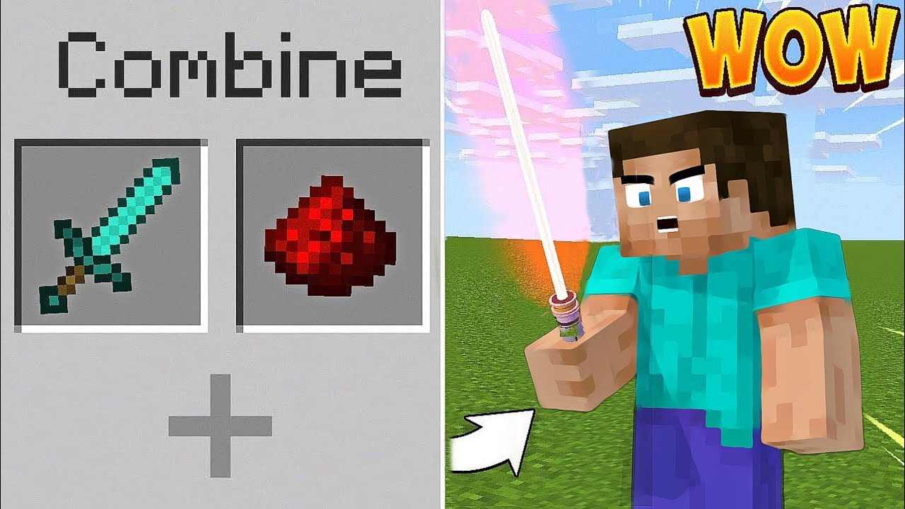 Minecraft, But You Can Combine Any Items... - YouTube