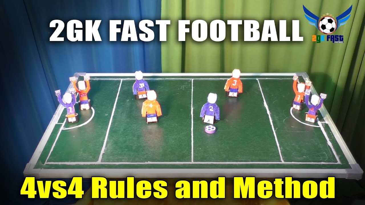 2GK Fast Football 4Vs4 Rules and Methods | Soccer 4vs4 method | 2gk method | 2GK foodball rules ...