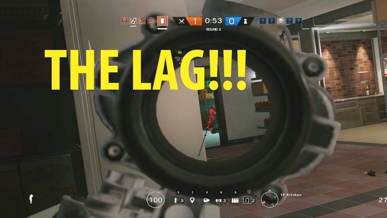 THE LAG!!! -Rainbow Six Siege gameplay - YouTube