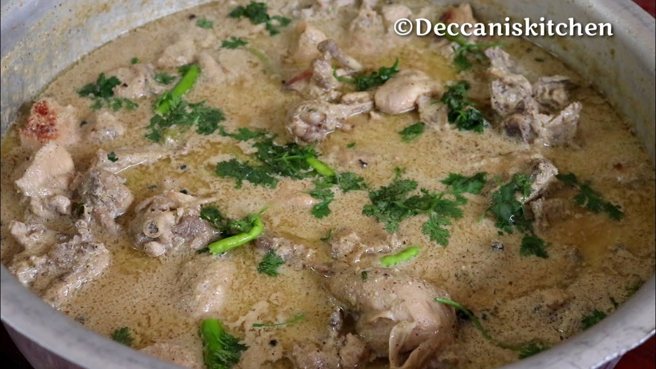 Malai Murgh Recipe (Shadiyon Wala Malai Chicken Recipe) Creamy Chicken ...