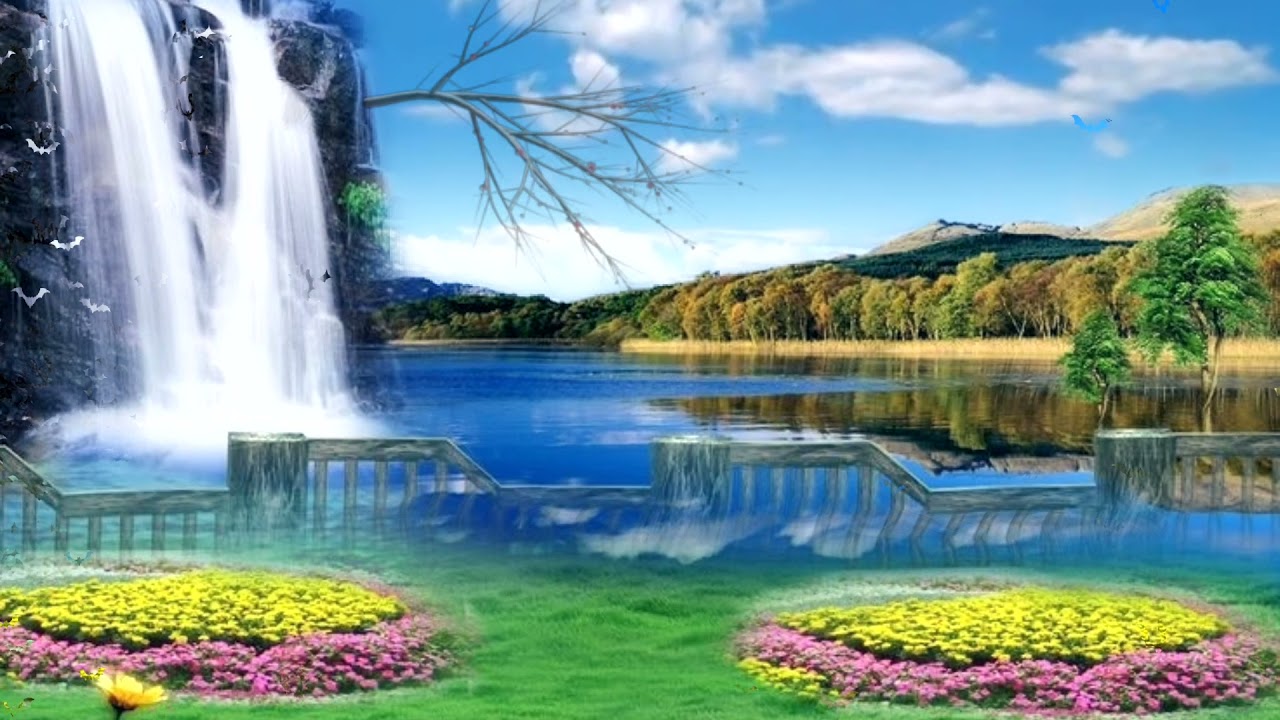 Natural background video effect || video effect on image and video ...