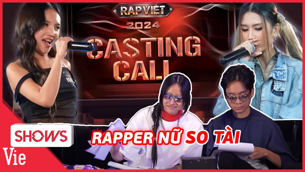 CASTING Rap Việt Mùa 4: Suboi phấn khích màn so tài các nữ rapper, UMIE ...
