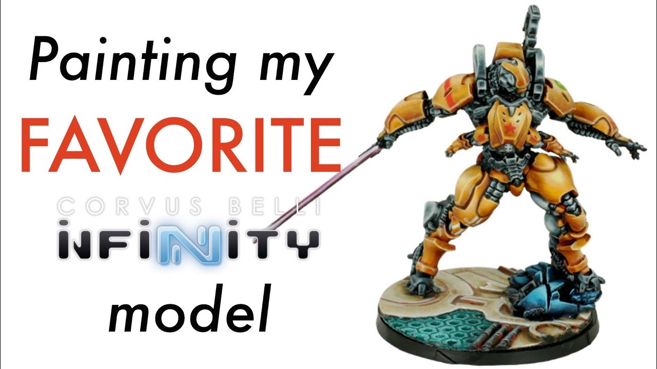 Painting a Corvus Belli Infinity TAG | Guijia Squadron | Yu Jing - YouTube