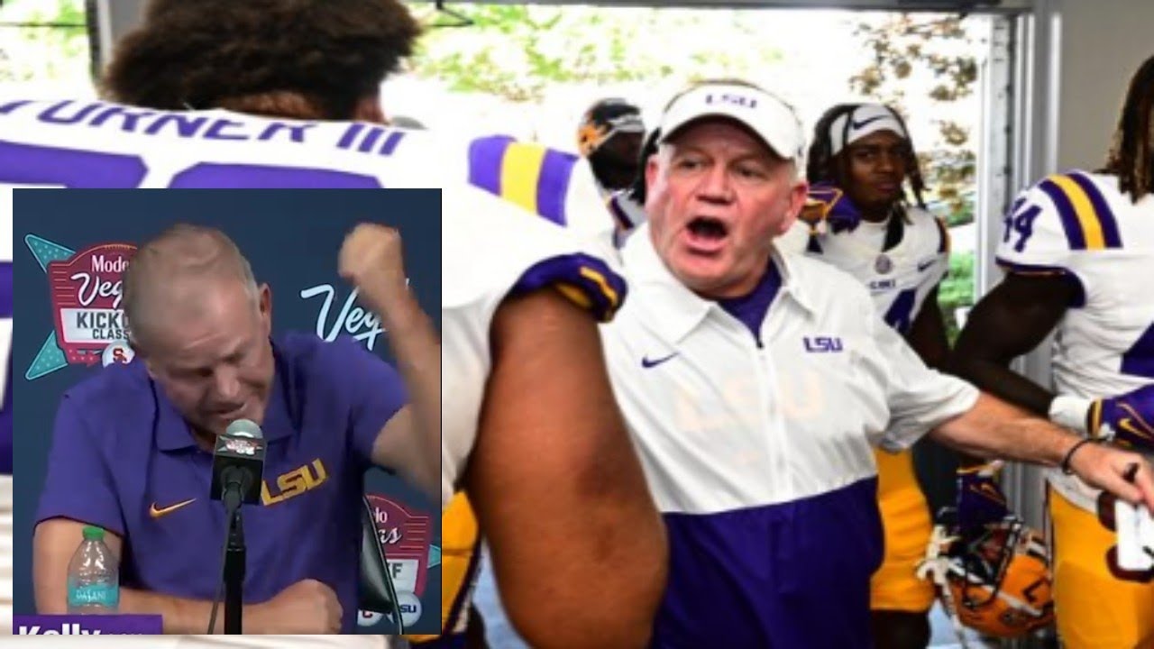 Brian Kelly's angry, table-slamming response to LSU's loss to USC isn't ...