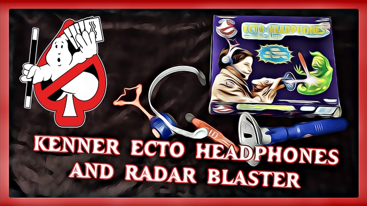 The Real Ghostbusters - Ecto Headphones and Radar Blaster by Kenner ...