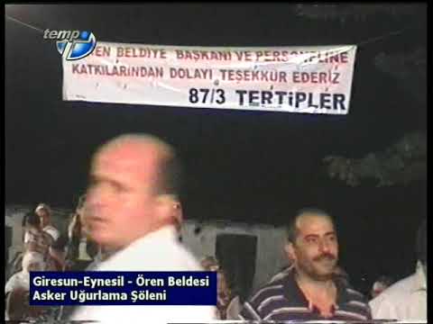 EYNESİL ÖREN BELDESİ 87/3 ASKER UĞURLAMA TÖRENİ (1)